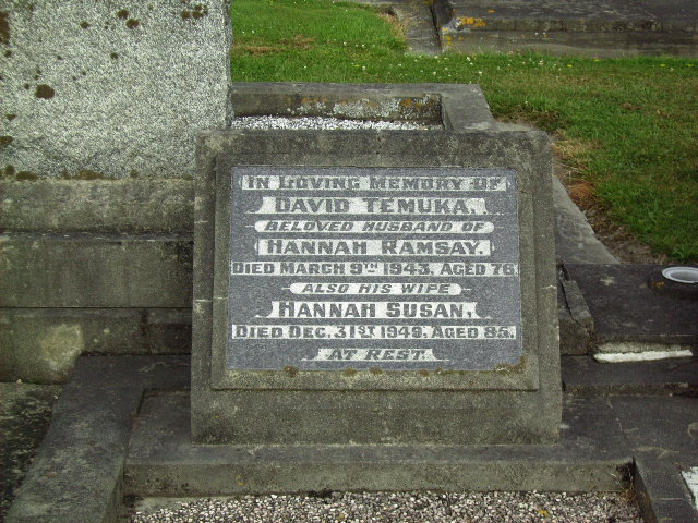 Cemetery Search - Timaru District Council