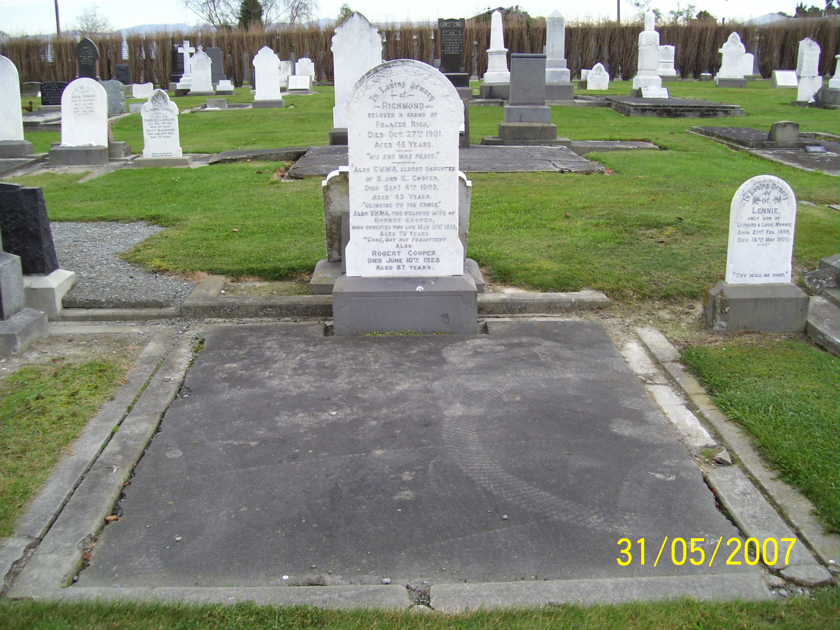 Cemetery Search - Timaru District Council